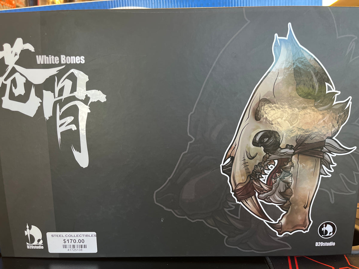 D20 Studio 1/12 scale White Bones Wolf figure | Steel Collectibles LLC.
