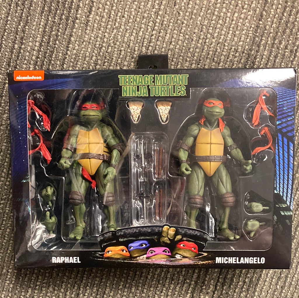 NECA TMNT - Raphael & Michelangelo 2 Pack | Steel Collectibles LLC.