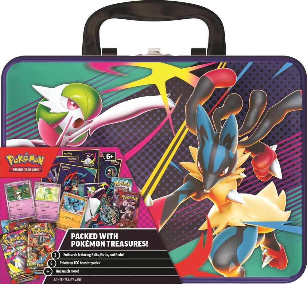 POKEMON TCG - FALL 2025 COLLECTOR CHEST (MEGA LUCARIO & GARDEVOIR) *NE ...