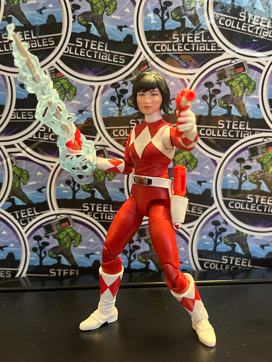 Power Rangers Lightning Collection Red Ranger (Trini) no helmet | Steel ...