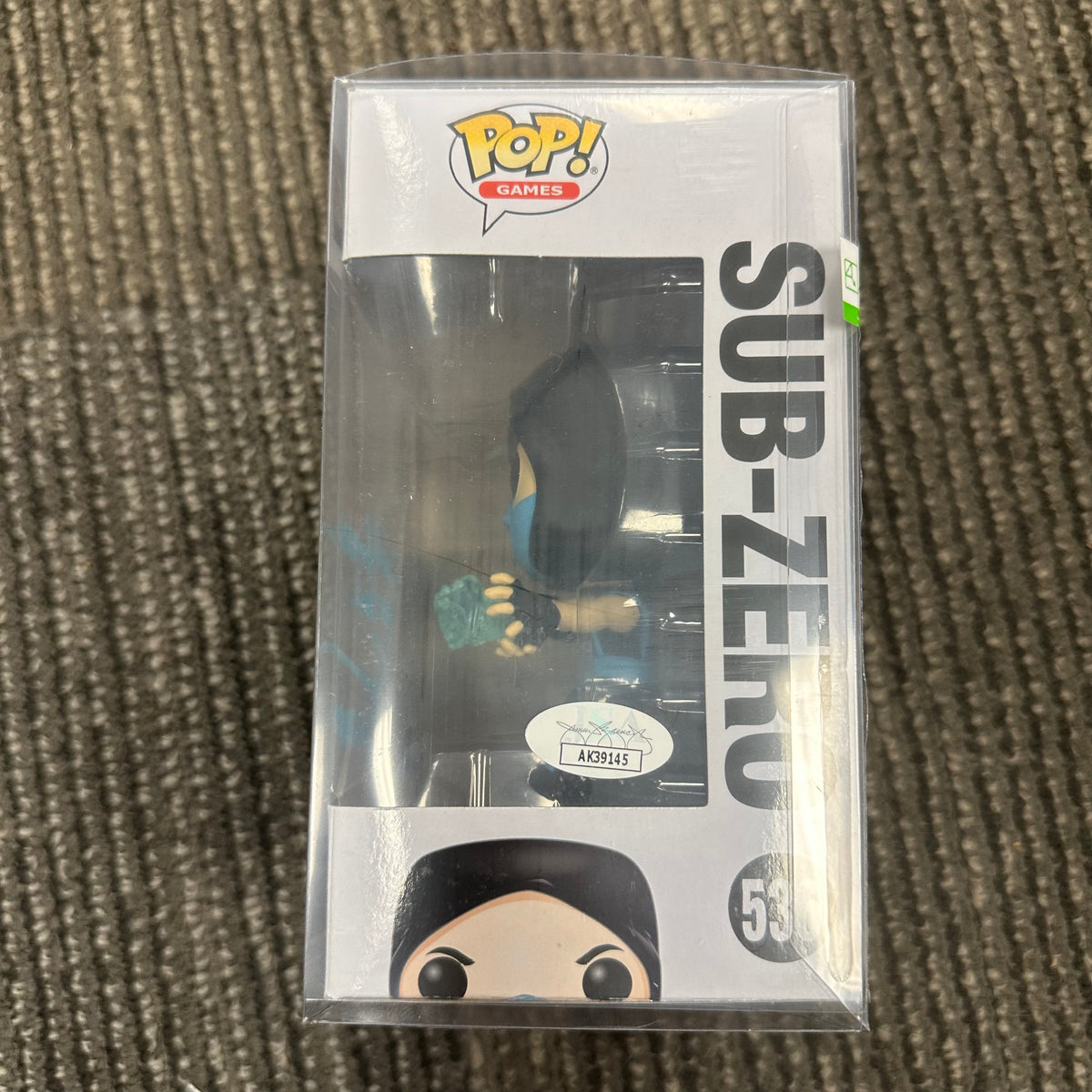 Funko Pop! “Mortal Kombat” Sub-Zero #536 (Autographed JSA) | Steel ...