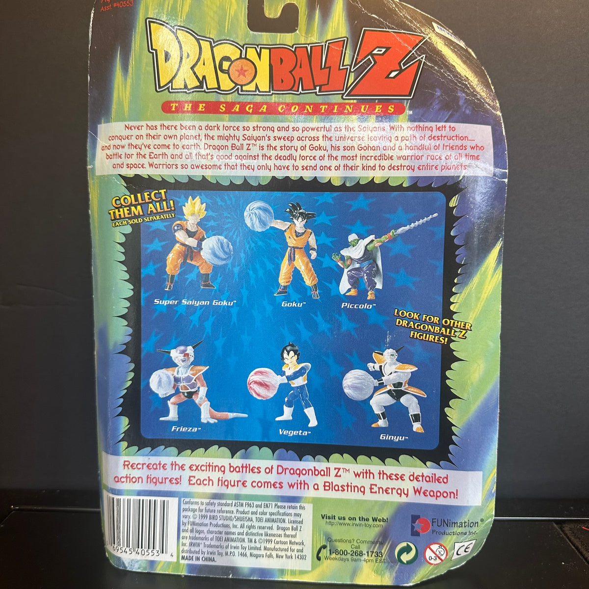 Irwin- “Dragon Ball Z” Blasting Energy Action Ginyu Figure (New ...