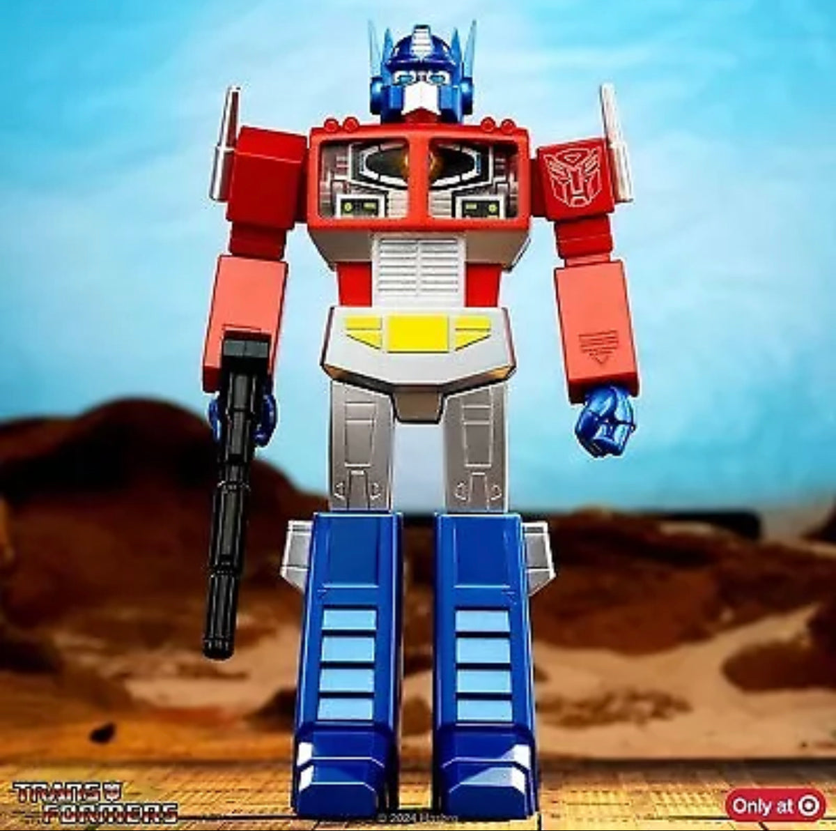 Transformers Super7 Super Cyborg Metallic Optimus Prime Action Figure ...