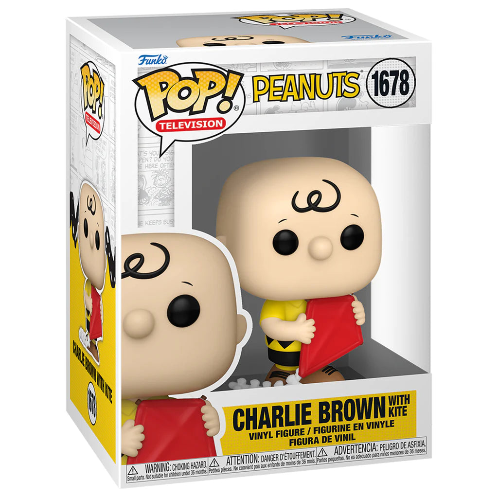 Funko Pop! Charlie Brown with Kite #1678 “Peanuts” | Steel Collectibles ...