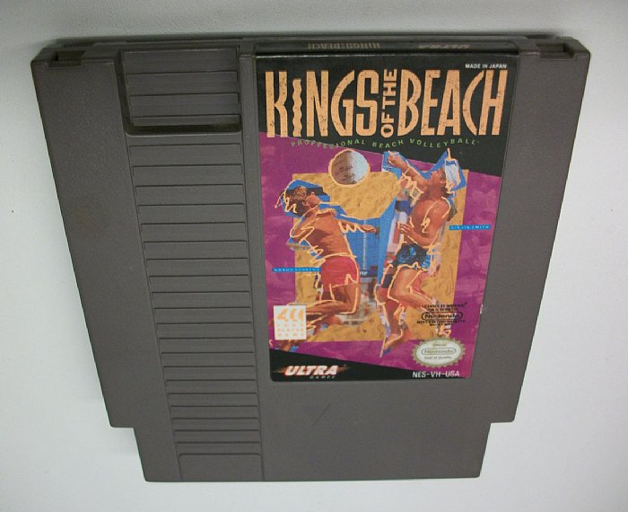 NES - Kings of the Beach [STICKERS ON CART] | Steel Collectibles LLC.