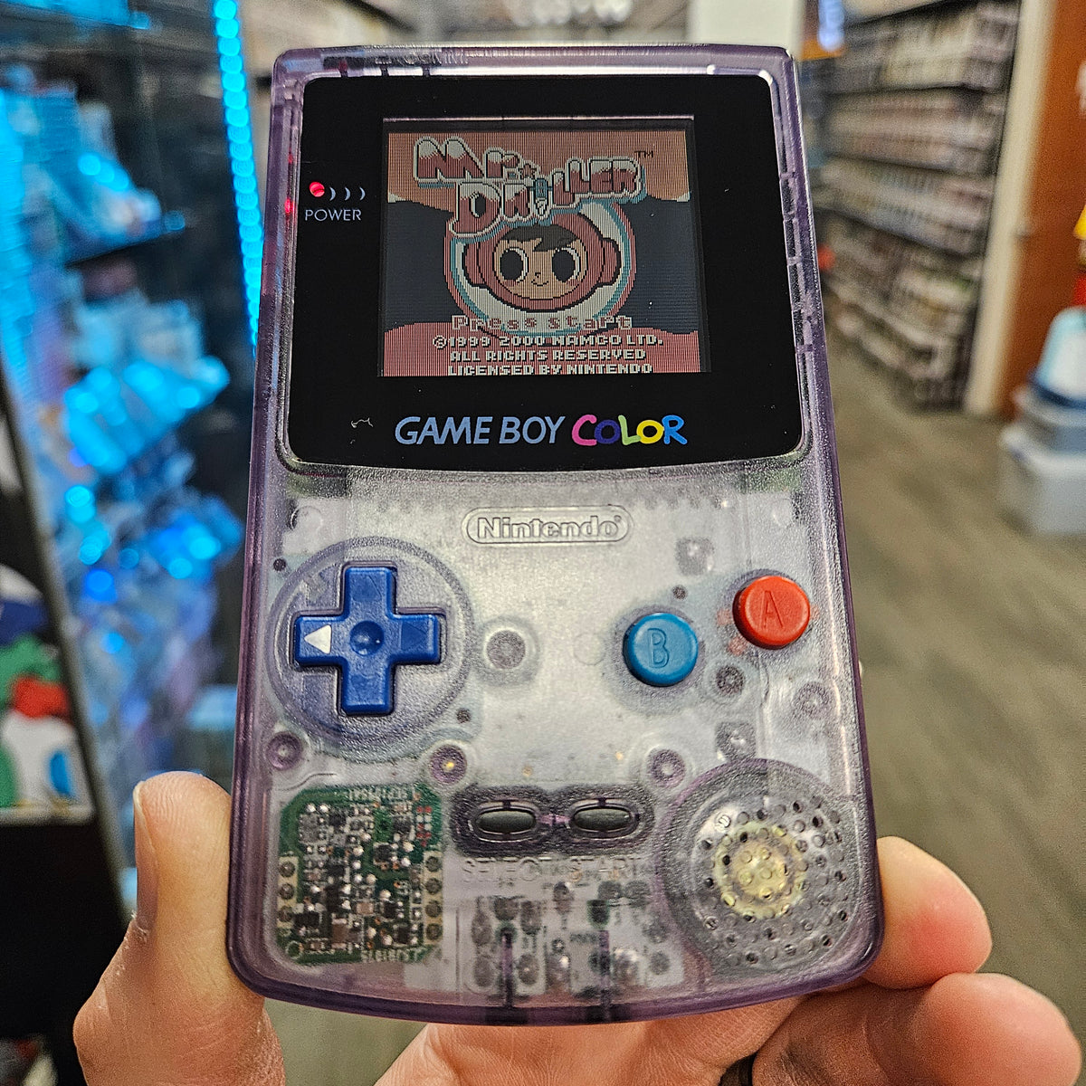 NINTENDO GAMEBOY COLOR CONSOLE - ATOMIC PURPLE TRANSLUCENT | Steel ...
