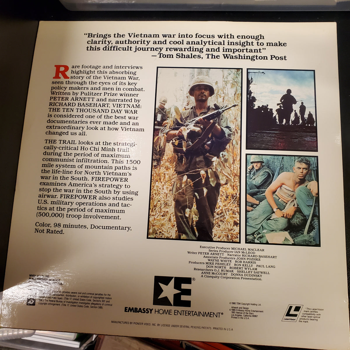 LASERDISC - VIETNAM: THE TEN THOUSAND DAY WAR (VOLUME 3) | Steel ...