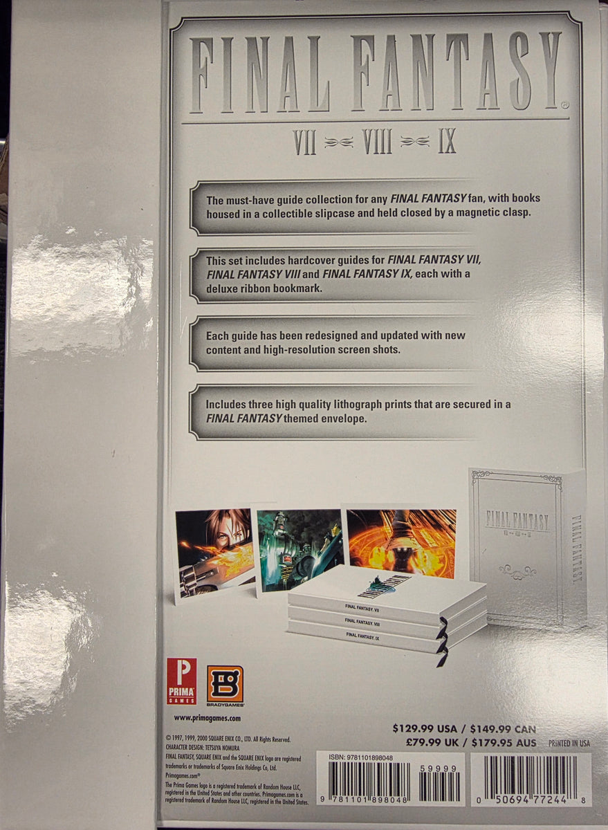 Game Guides - Final Fantasy X, X-2, XII Prima Guide Collectors Box Set ...