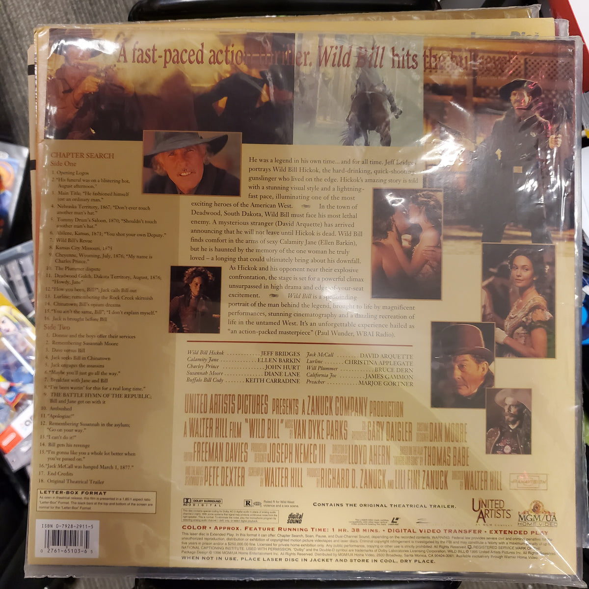 LASERDISC - WILD BILL (DELUXE LETTERBOX) | Steel Collectibles LLC.
