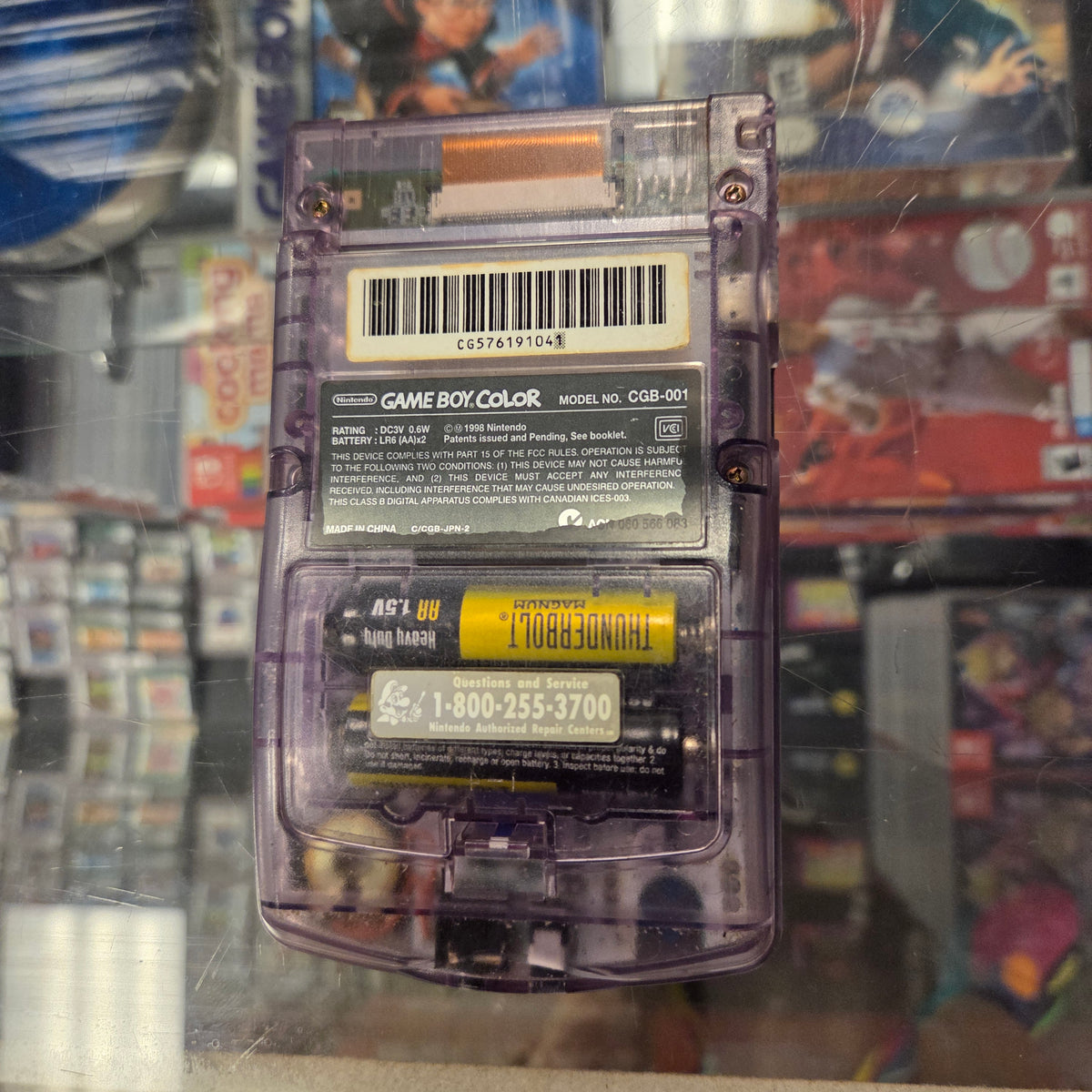 NINTENDO GAMEBOY COLOR CONSOLE - TRANSLUCENT PURPLE | Steel ...