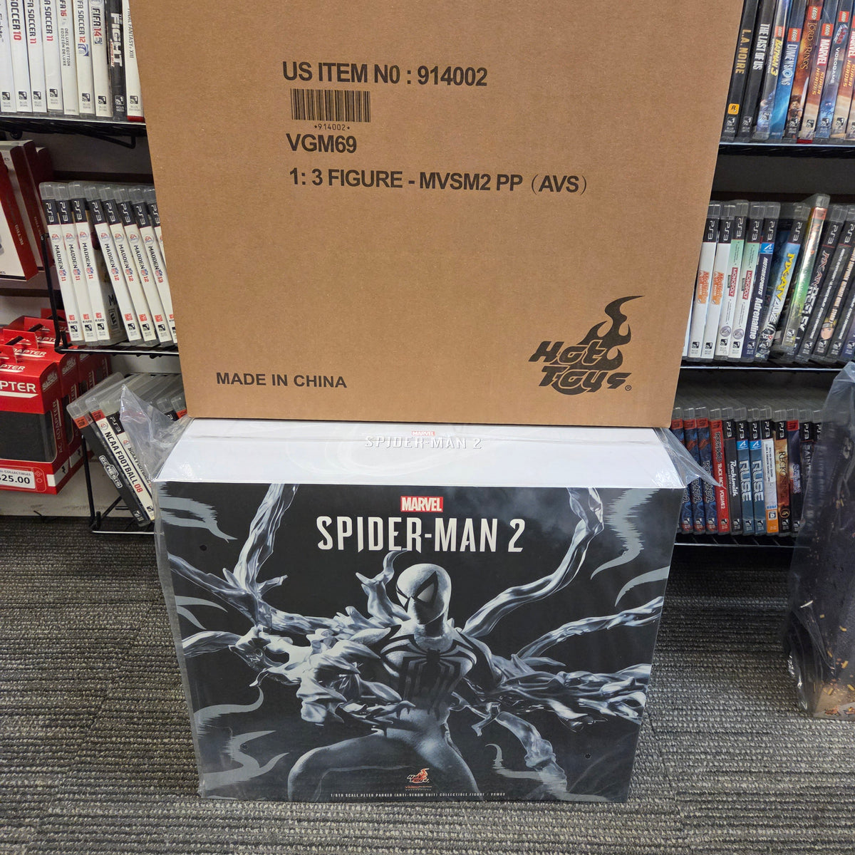 Sideshow - Hot Toys PETER PARKER (ANTI VENOM SUIT) "SPIDER-MAN 2" (VGM ...