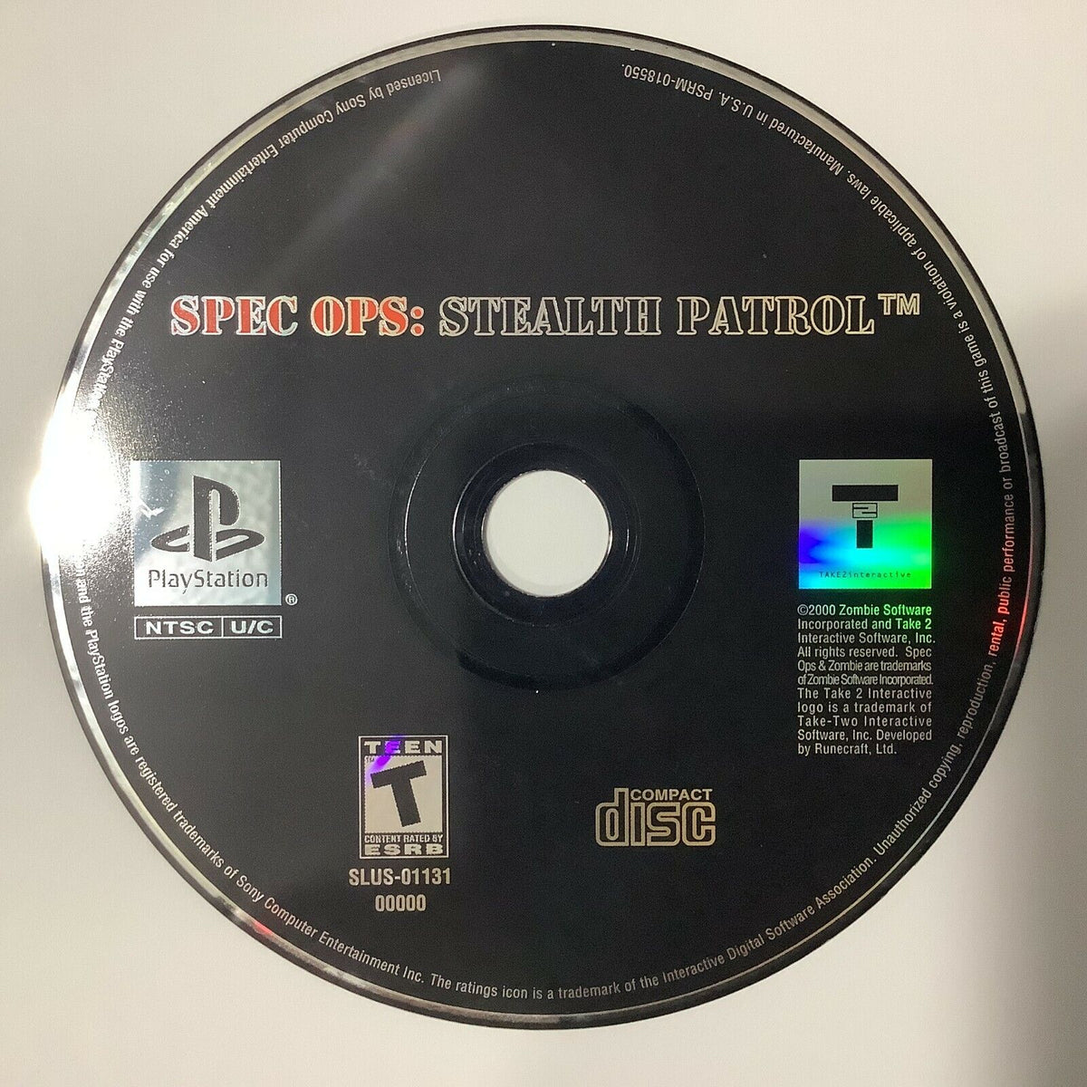 PLAYSTATION - SPEC OPS: STEALTH PATROL {LOOSE} | Steel Collectibles LLC.