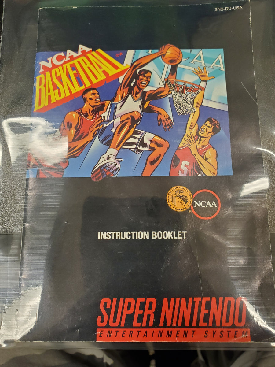 SNES Manuals - NCAA Basketball | Steel Collectibles LLC.