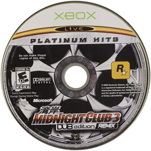 XBOX - Midnight Club 3: DUB Edition Remix [NO MANUAL] | Steel ...