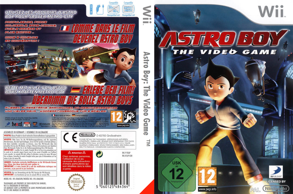 Wii - Astro Boy the Video Game [NO MANUAL] | Steel Collectibles LLC.