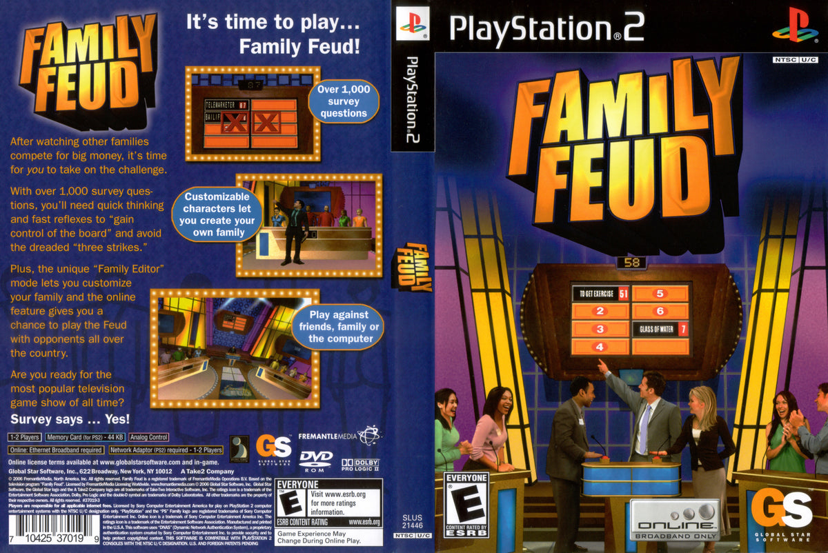Playstation 2 - Family Feud [CIB] | Steel Collectibles LLC.
