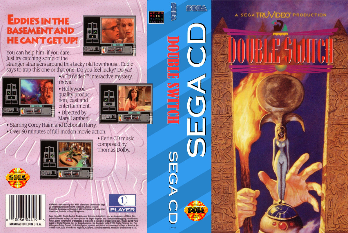 Sega CD - Double Switch {CIB) | Steel Collectibles LLC.