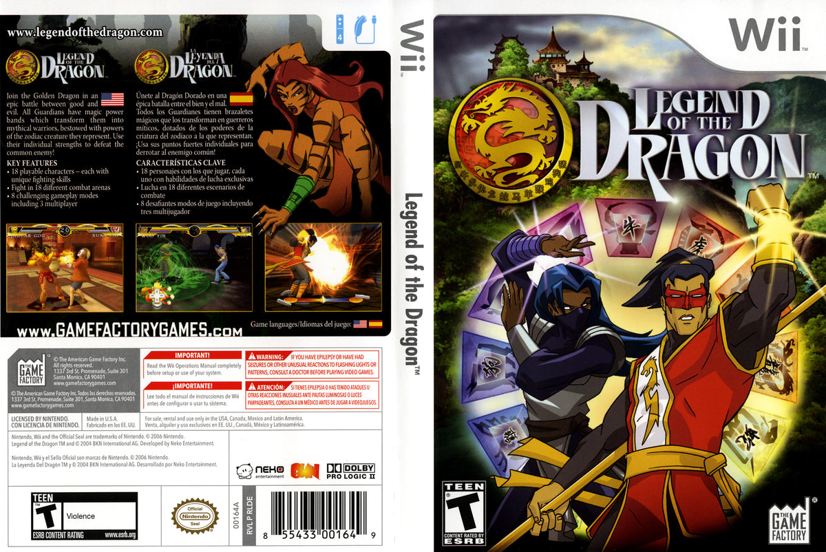 Wii - Legend of the Dragon | Steel Collectibles LLC.